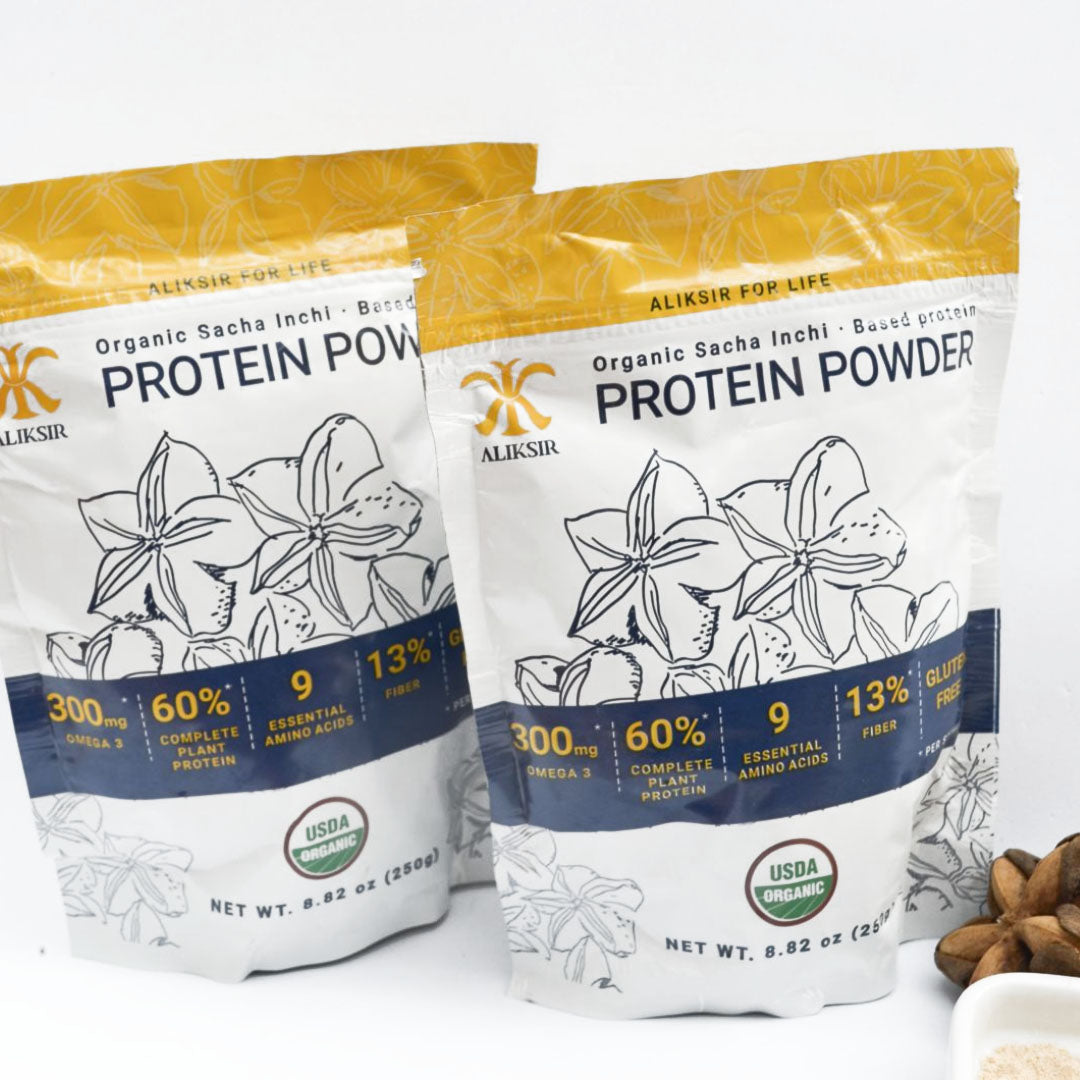 ORGANIC SACHA INCHI PROTEIN POWDER (250 g) Pack of 2 – ALIKSIR